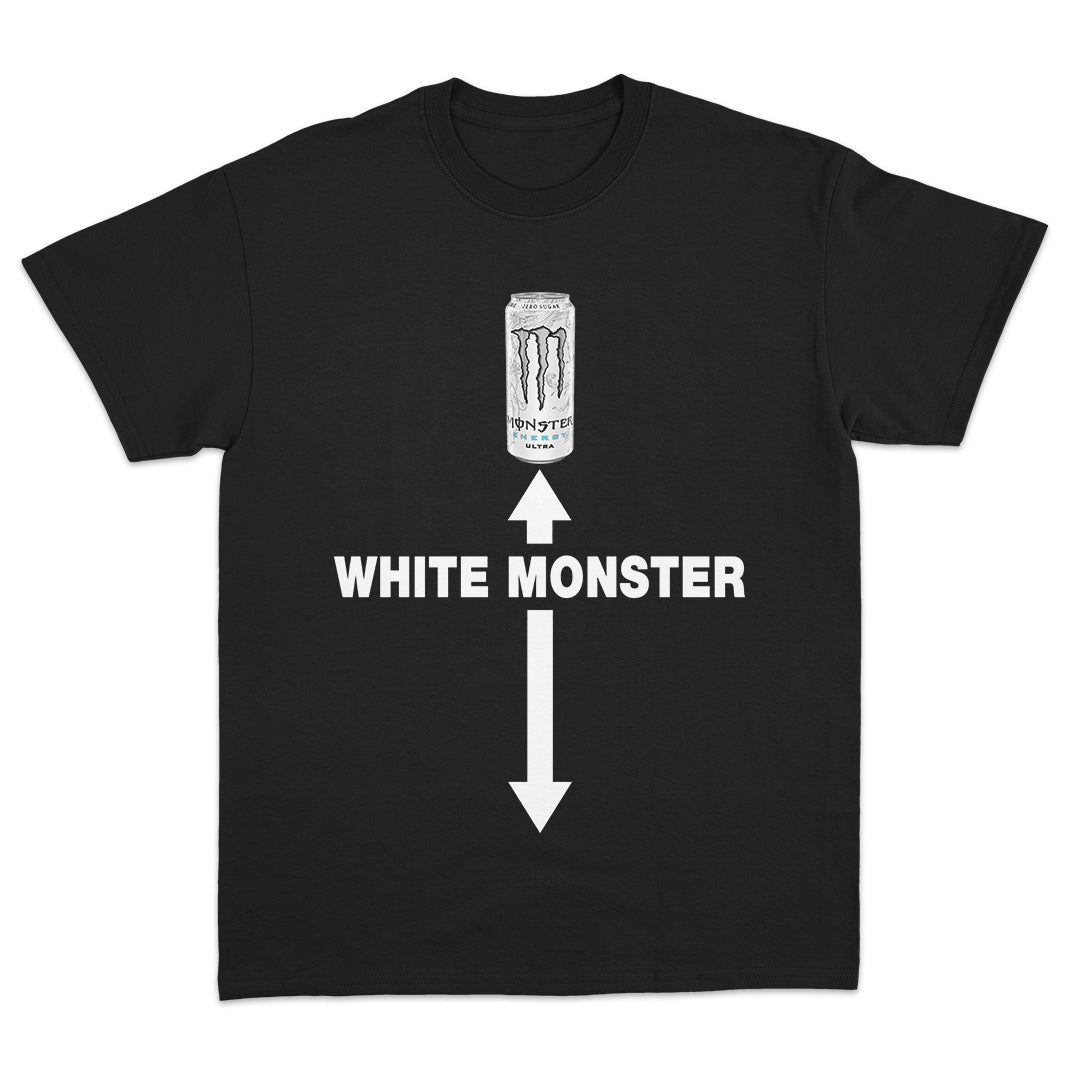 White Monster T-shirt – Dippy Tees